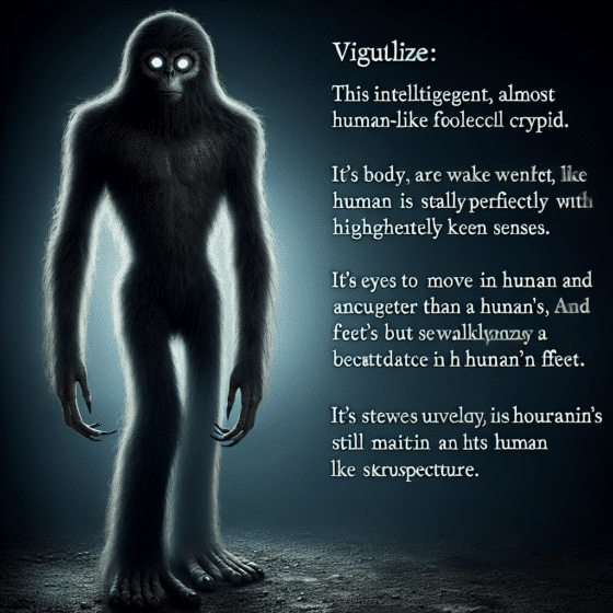 What is a intelligent almost human cryptid - Fromages Charlevoix