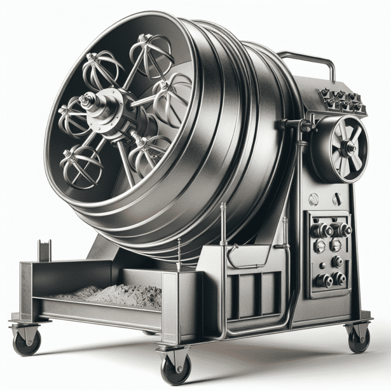 What is a rotating pan mixer - Fromages Charlevoix