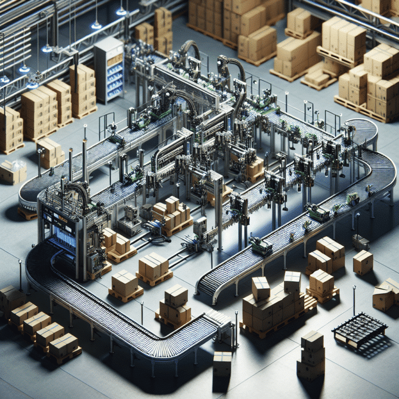 What is an in-line palletizer - Fromages Charlevoix