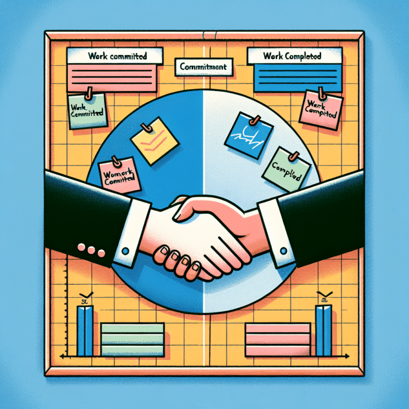 What is commitment ratio as per scrum - Fromages Charlevoix