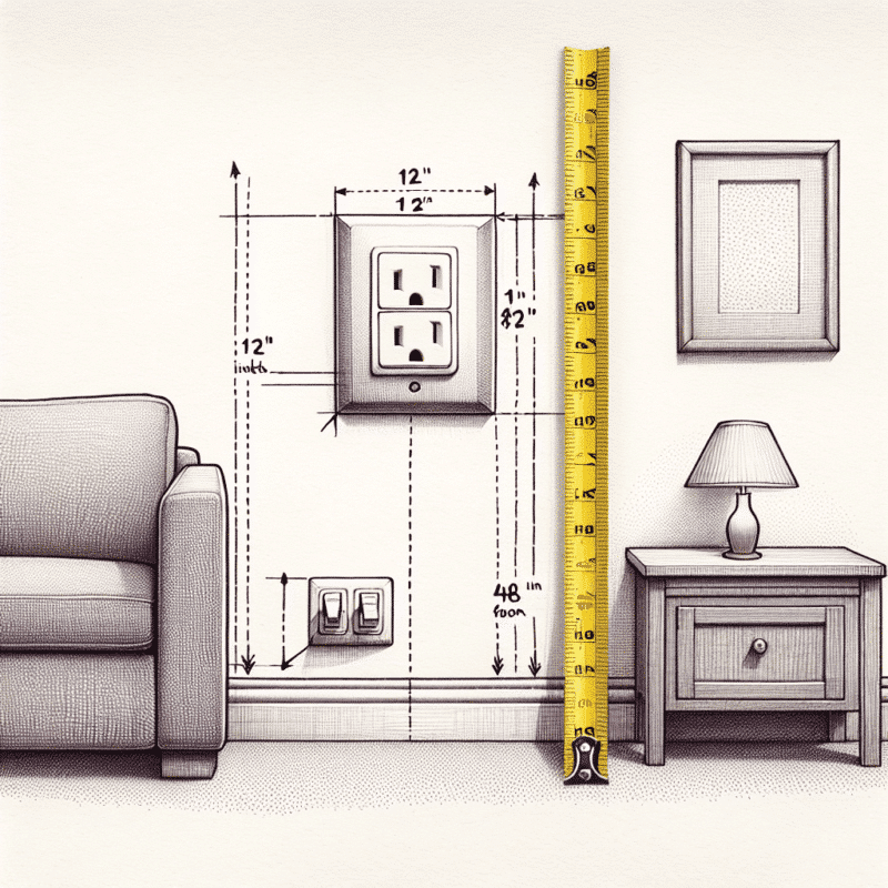 What is the standard height for switches and outlets - Fromages Charlevoix