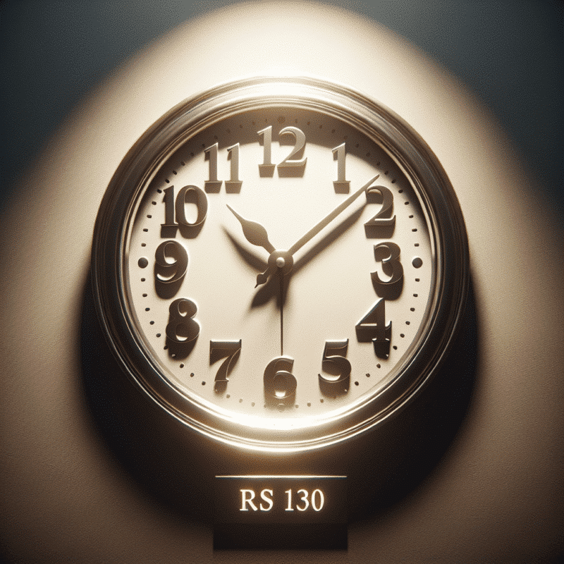 What is the clock in rs 130 - Fromages Charlevoix