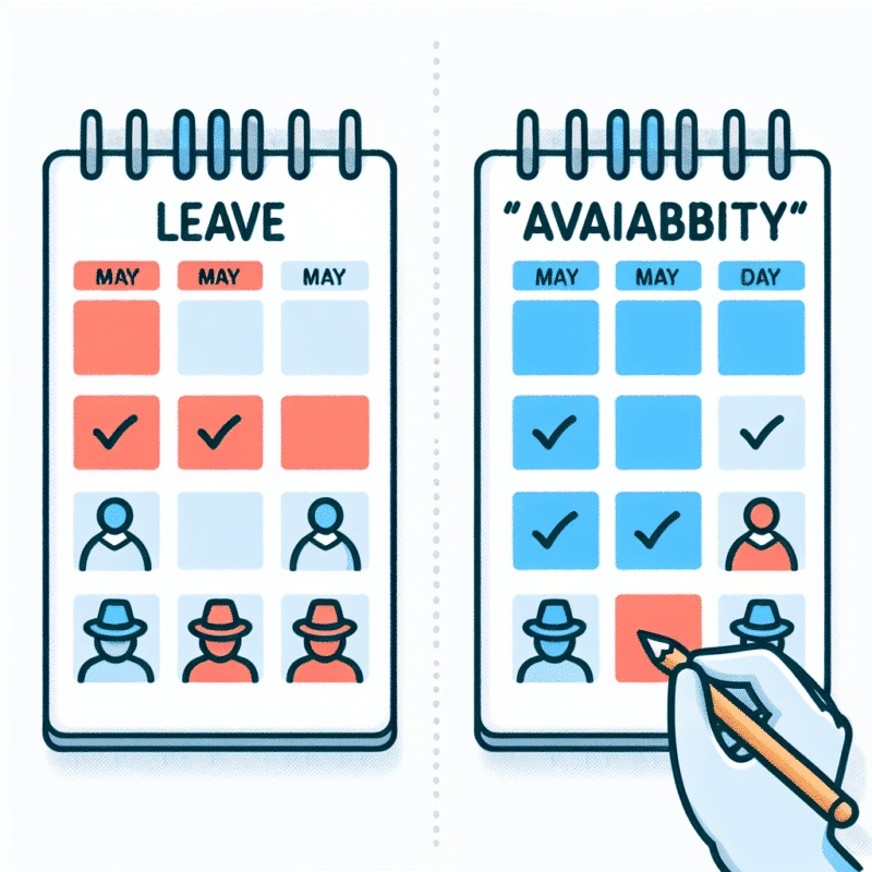 What is the difference between leave and availability in humanity - Fromages Charlevoix