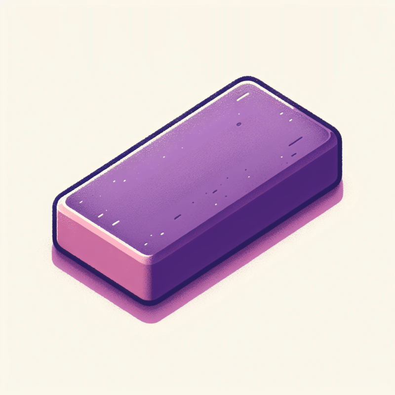 What is the purple eraser - Fromages Charlevoix